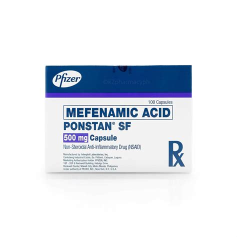 Ponstan® Sf 500mg Capsules