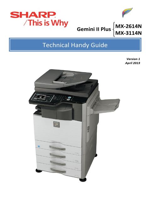 Technical Handy Guide Mx 2614n Mx 3114n Gemini Ii Plus Pdf Booting Electrical Connector