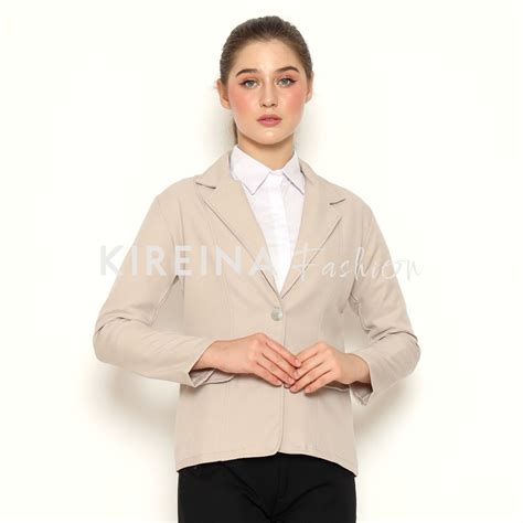 Jual Blezer Kerja Wanita Blezer Wanita Formal Blazer Kantor Wanita Premium Atasan Jas Cewek