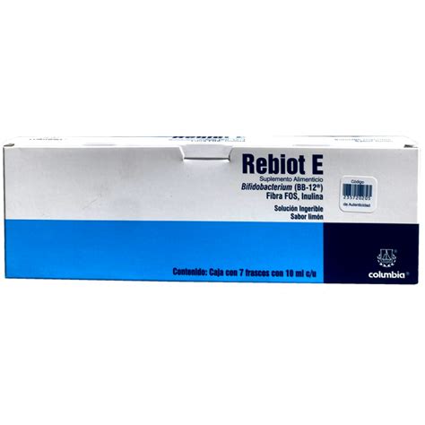 Rebiot E Sup Alim Sol 10ml C 7 Farmacias Popular El Molinito