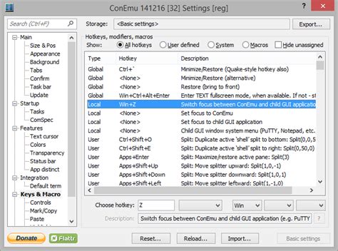 Windows Cygwin In Conemu Captures Keybinds Stack Overflow