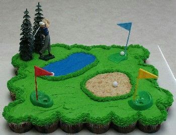 Golf Cupcake Cake Golf Cake Golf Cupcakes Cupcake Cakes