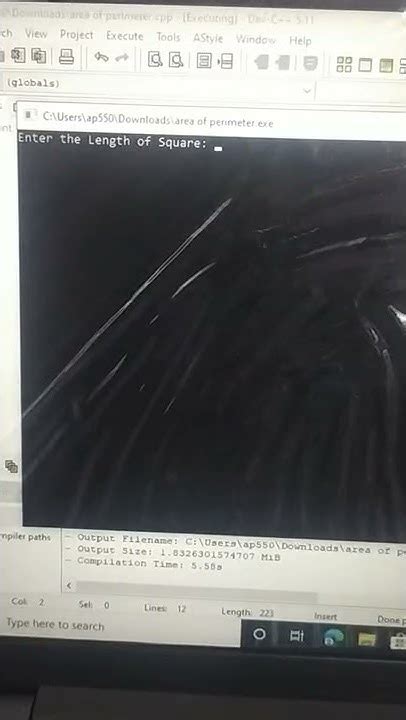c program find area of perimeter apnacollage amandhattarwal