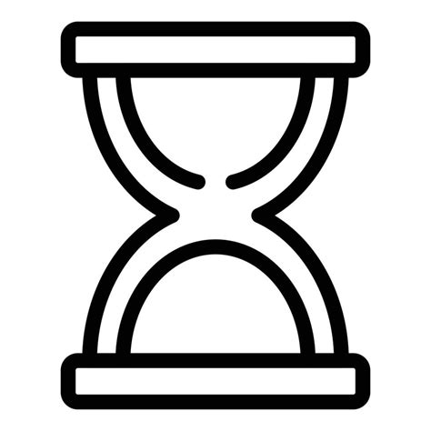 Hourglass Icon Outline Vector Time Duration 15042478 Vector Art At