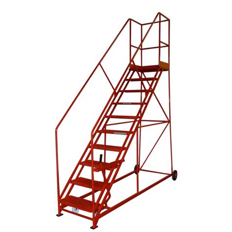 Easy Slope Steel Mobile Safety Warehouse Steps Parrs