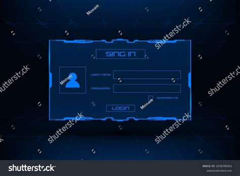 Vector Technology Hud Ui User Interface Stock Vector Royalty Free 2236745451 Shutterstock