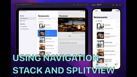 Using Navigationstack And Navitationsplitview Restapp Part 12 Youtube
