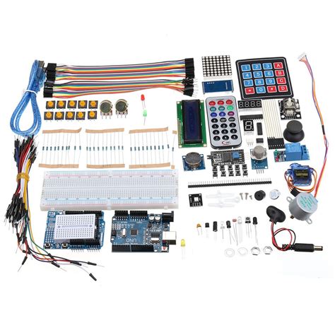 Ultimate Uno R3 Lcd1602 Starter Kit With Keypad Servo Motor Gas Relay