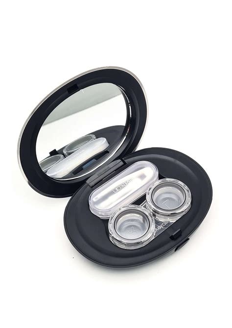 Дорожный набор для контактных линз в футляре с зеркалом продажа цена в Алматы Аксессуары для