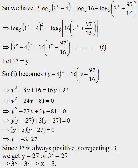 Logarithm Questions With Answers Hitbullseye