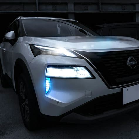 【楽天市場】エクストレイル T33 LEDデイライト ウィンカー連動 オープニングアクション シーケンシャル ホワイト ブルー アンバー 左右 ...