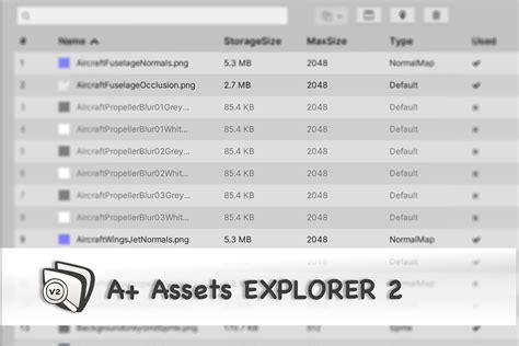 A Assets Explorer 2 Utilities Tools Unity Asset Store
