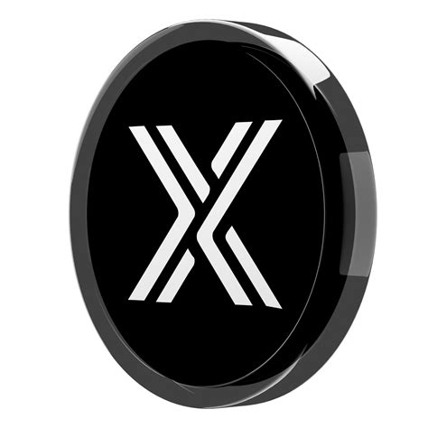 Immutable X Imx Glass Crypto Coin 3d Illustration 24092988 Png