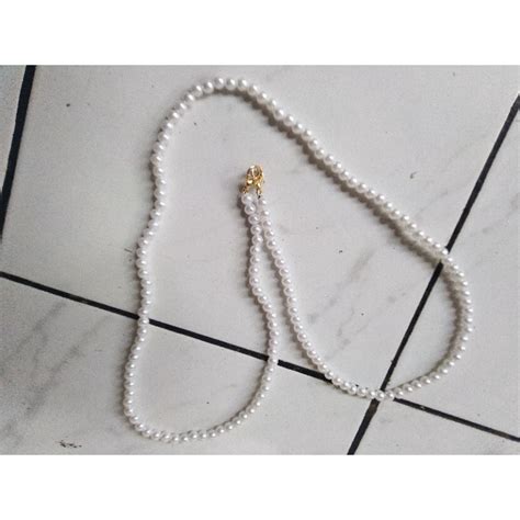 Jual Rantai Mutiara Tali Tas Rantai Mutiara Bahu Tali Hp Tali Tas Mutiara 8mm Shopee Indonesia