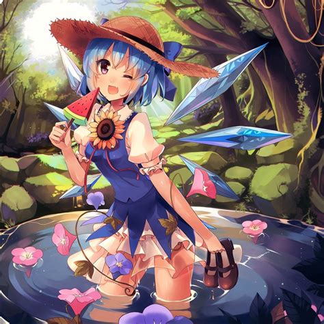 Cirno And Tanned Cirno Touhou Drawn By Kirero Danbooru