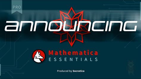 Its Here Mathematica Pro Course By Socratica Youtube