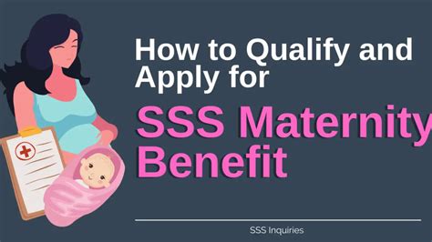How To Qualify Apply For Sss Maternity Benefit