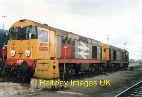 Railway Photo 6x4 Class 20 20118 Railfreight Thornaby Tmd C1988 £200