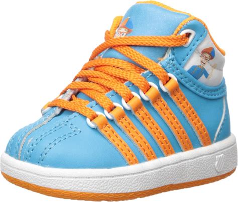 K Swiss Tênis Infantil Unissex Clássico Vn Mid Blippi Azul Blippi