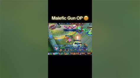 Malefic Gun Op 😍 Mobilelegends Hanabiuser Mobilelegends Shorts Mlbbcreatorcamp Youtube