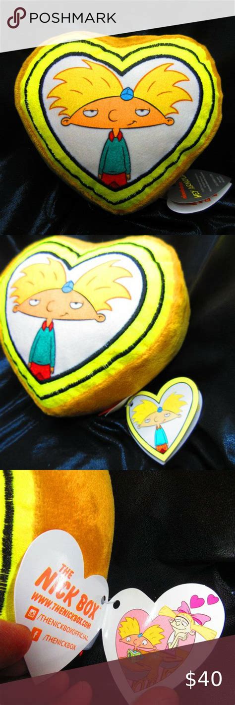 Hey Arnold Helgas Locket Heart Plush Nick Box Exclusive Spring 2024