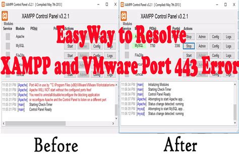 Resolve Xampp And Vmware Port 443 Error Security Cipher