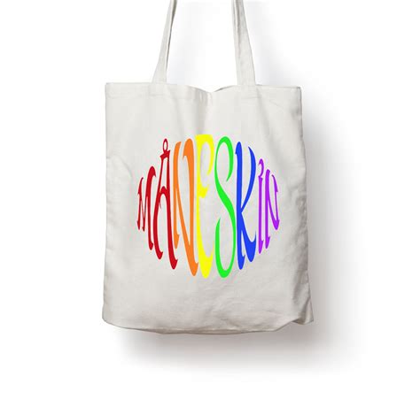 Maneskin Lgbtq Logo Maneskin Rainbow Logo Maneskin Pride Month Tote Bag