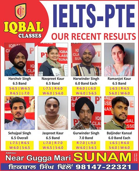 Iqbal Classes Sunam Congratulations To Nitikagupta Got 60 Band In Ielts Keep Supporting