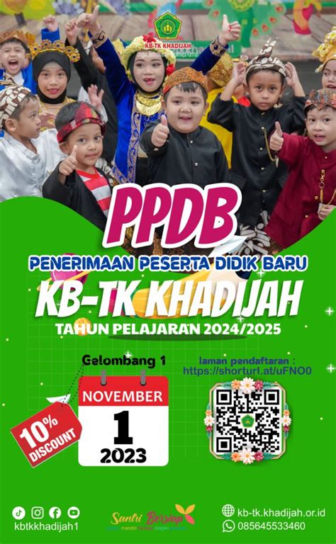 Ppdb Kb Tk Khadijah Tahun Pelajaran 2024 2025 Tk Khadijah