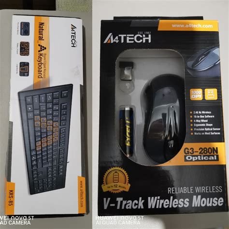 A4 TECH MOUSE KEYBOARD BUNDLE Computers Tech Parts Accessories Computer Keyboard On