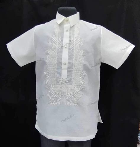 Polo Barong Tagalog Mk052 Off White Lazada Ph