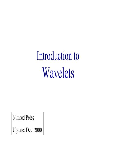 Wavelet Vs Fourier Pdf Wavelet Fourier Transform