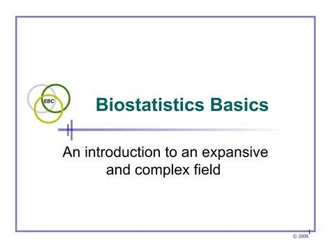 Biostatistics Basics Biostatistics4734 PPT