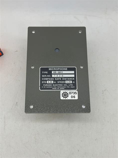 Furuno VR-5011 Bridge Microphone (No Box) – Gulf Asset Recovery