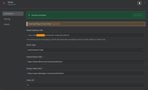 Error While Trying To Access Tiktok Api Oauth2 Credential Questions