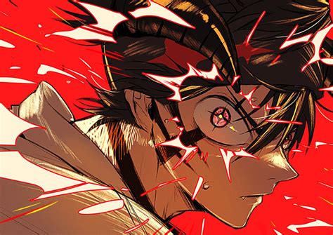 Safebooru 1boy Absurdres Asta Black Clover Black Clover Black Hair