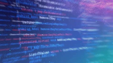 Abstract Programming Code Background Motion Graphics Videohive