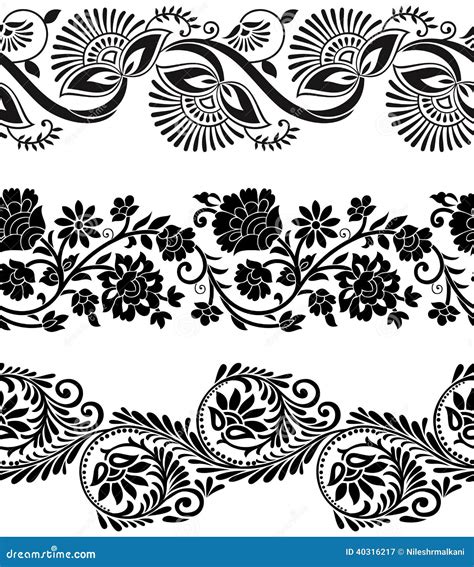Floral Border Design Free Vector At Cedrick Harris Blog
