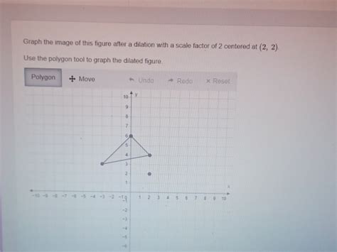 Solved Graph The Image Of This Figure After A Dilation With A Scale