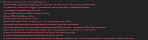 How To Solve The The Path Is Not Of A Legal Form Studio UiPath Community Forum