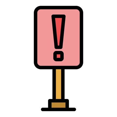 Attention Agitation Icon Color Outline Vector 15078823 Vector Art At Vecteezy