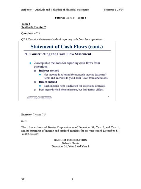Tutorial Week9 Copy Ans Pdf Valuation Finance Stocks