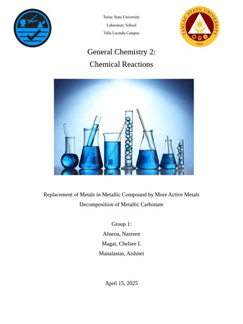 Gen Chem Report Pdf