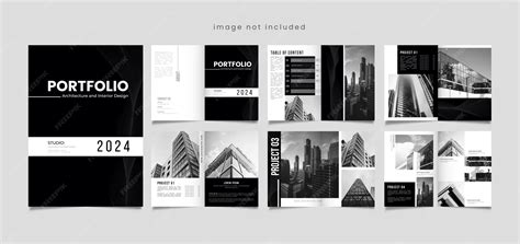 Portafolio De Arquitectura O Arquitectura Mínima Y Diseño De Plantillas