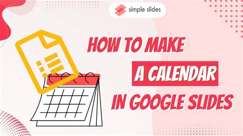 Easy Ways To Make A Calendar In Google Slides