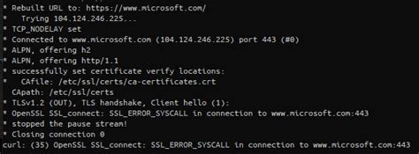 Git Sslerrorsyscall And Gnutlshandshake Failed Ssl Are