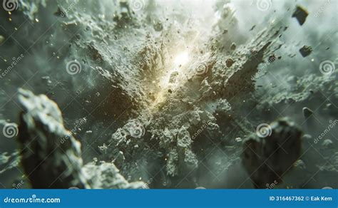 Dynamic Underwater Explosion With Bubbles And Turbulence In Sunlit