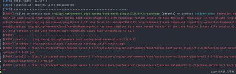 Failed To Execute Goal Orgspringframeworkbootspring Boot Maven