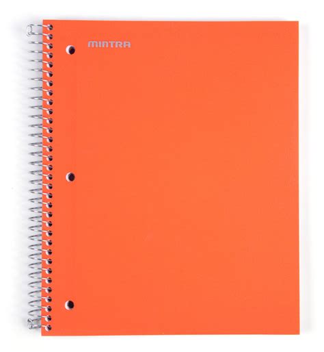 Spiral Durable Notebooks 3 Pack 1 Subject College Ruled