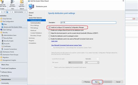 SCCM Install New Distribution Point Role ConfigMgr HTMD Blog
